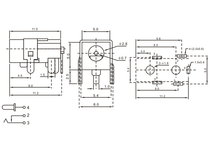 DC-011A--利铭电子科技,为全球用户提供高性能开关插座零部件-领导者